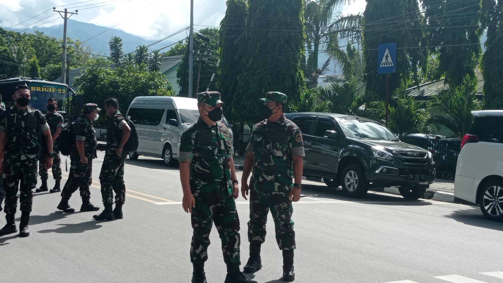 KSAD Berkunjung ke Korem Tadulako, Jalan Sudirman Palu Tutup Sementara ...