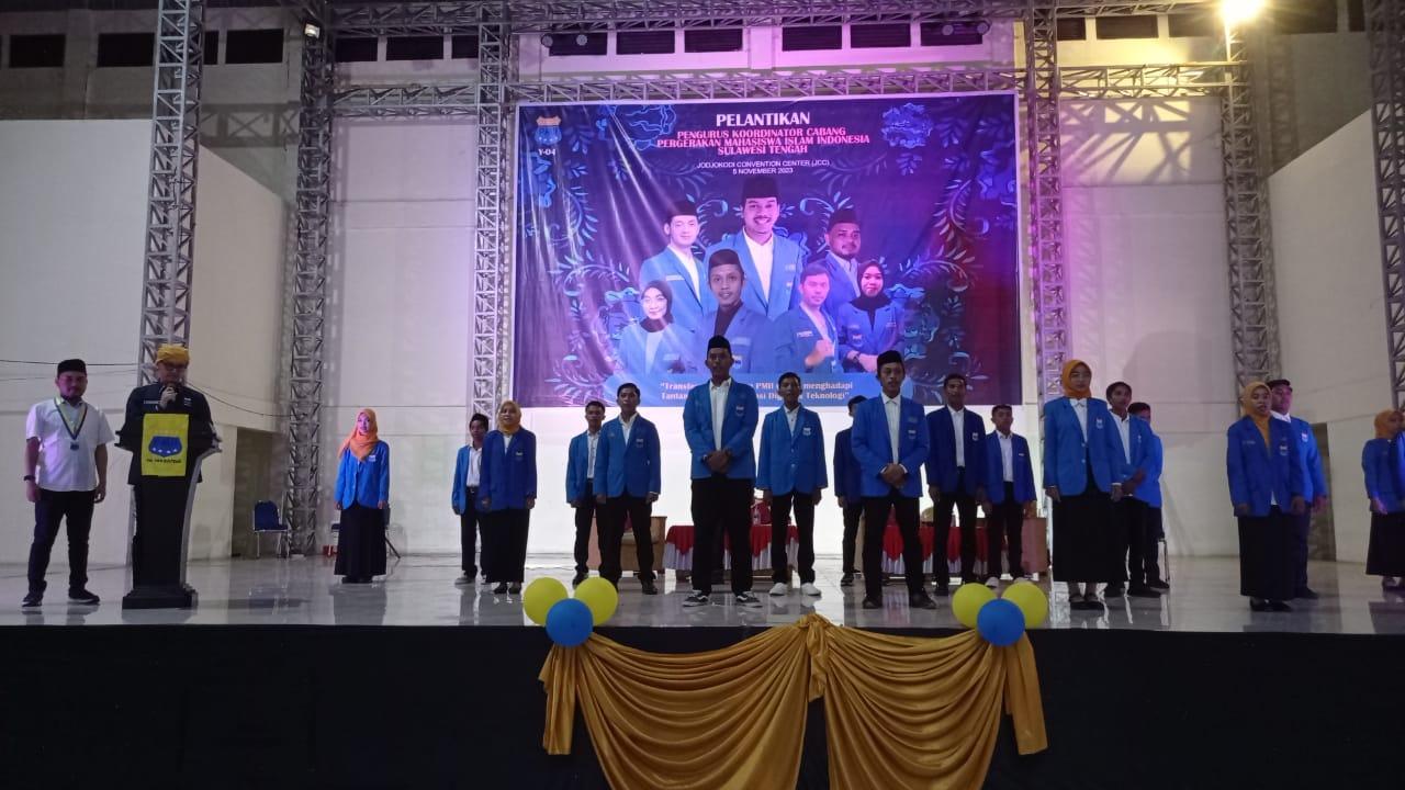 Kenakan Siga Kuning, Muhammad Rafsanjani Lantik PKC PMII Sulteng ...