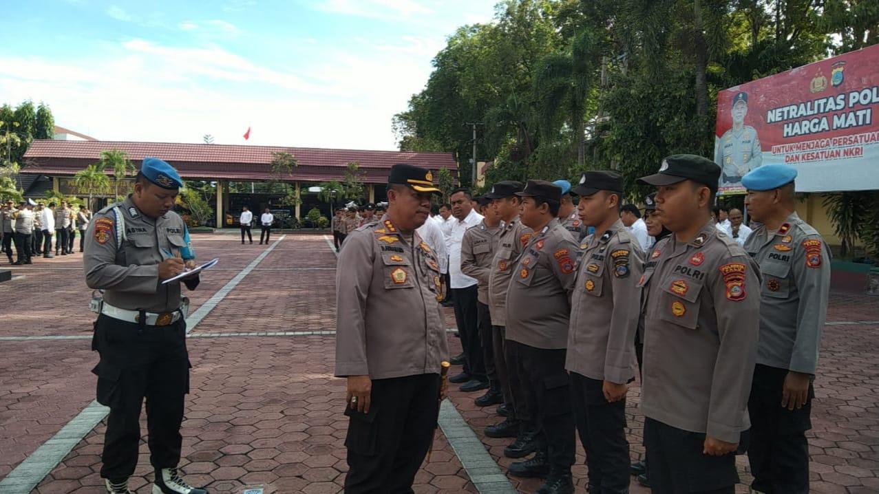 Kapolresta Palu Pimpin Apel Pagi, Cek Kesiapan Personel Usai Idulfitri 2025 - Harian Sulteng